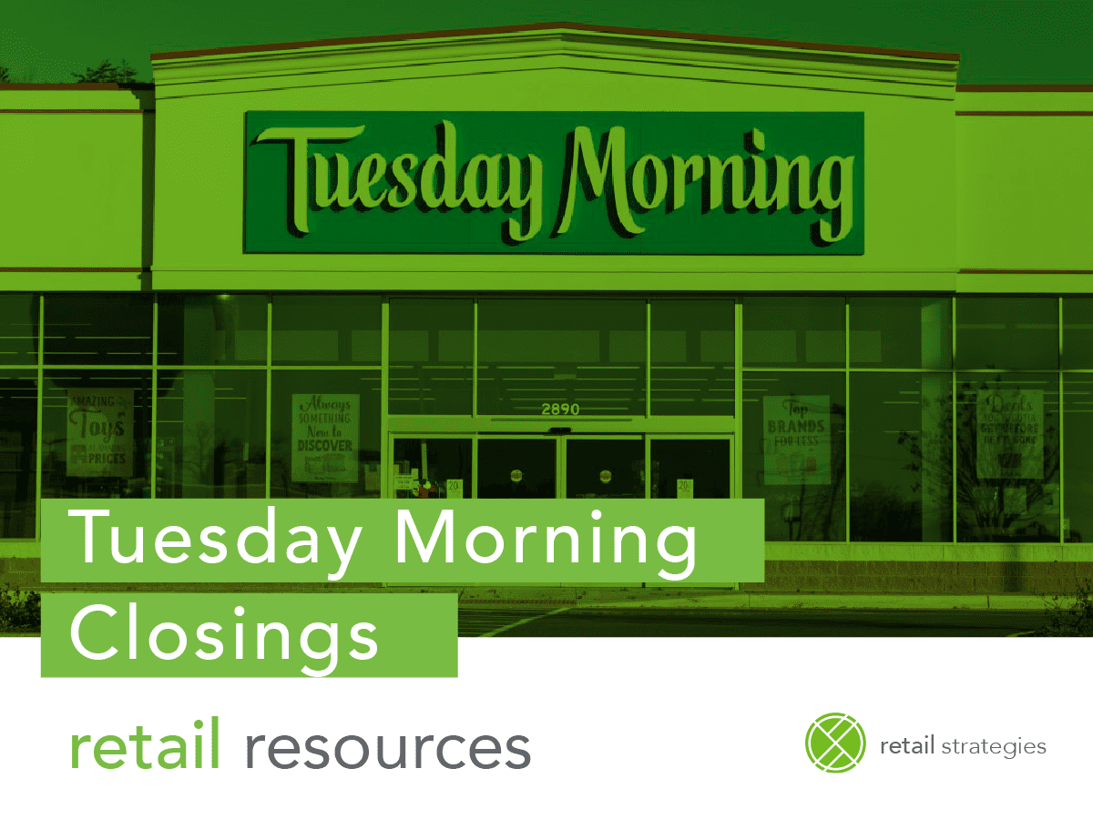 Tuesday Morning Closings - Retail Strategies