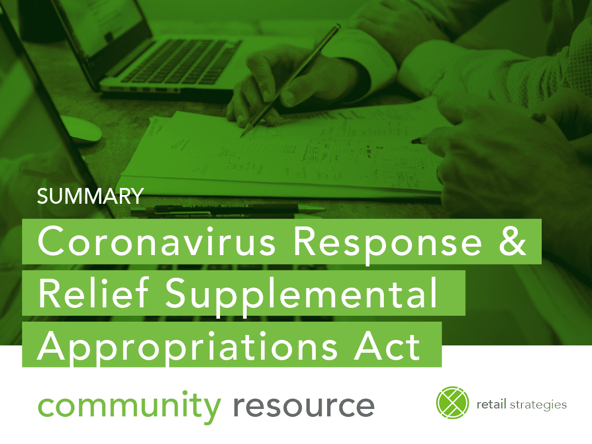 COVID-19 Relief Bill: Summary - Retail Strategies