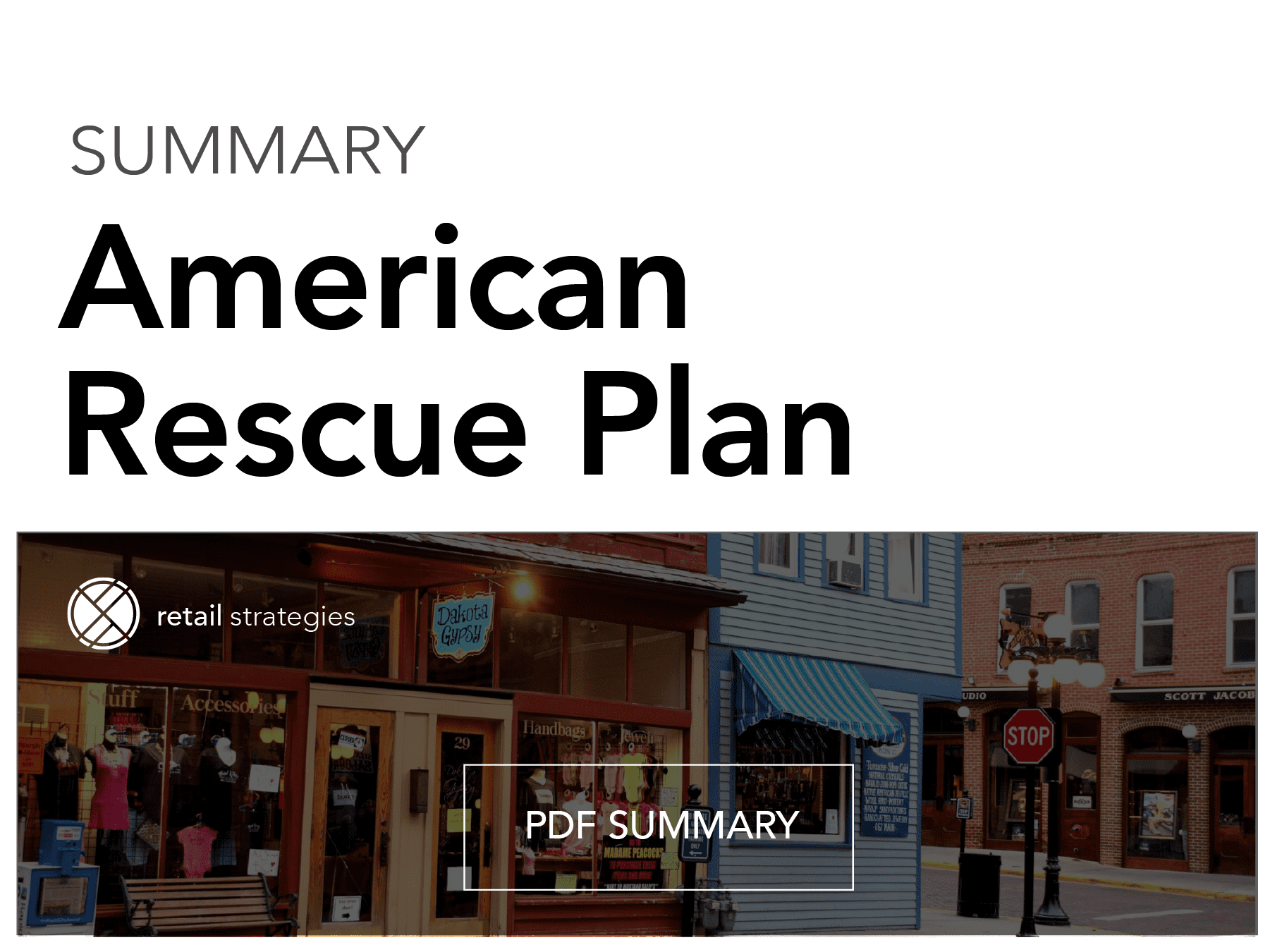 The American Rescue Plan Summary - Retail Strategies