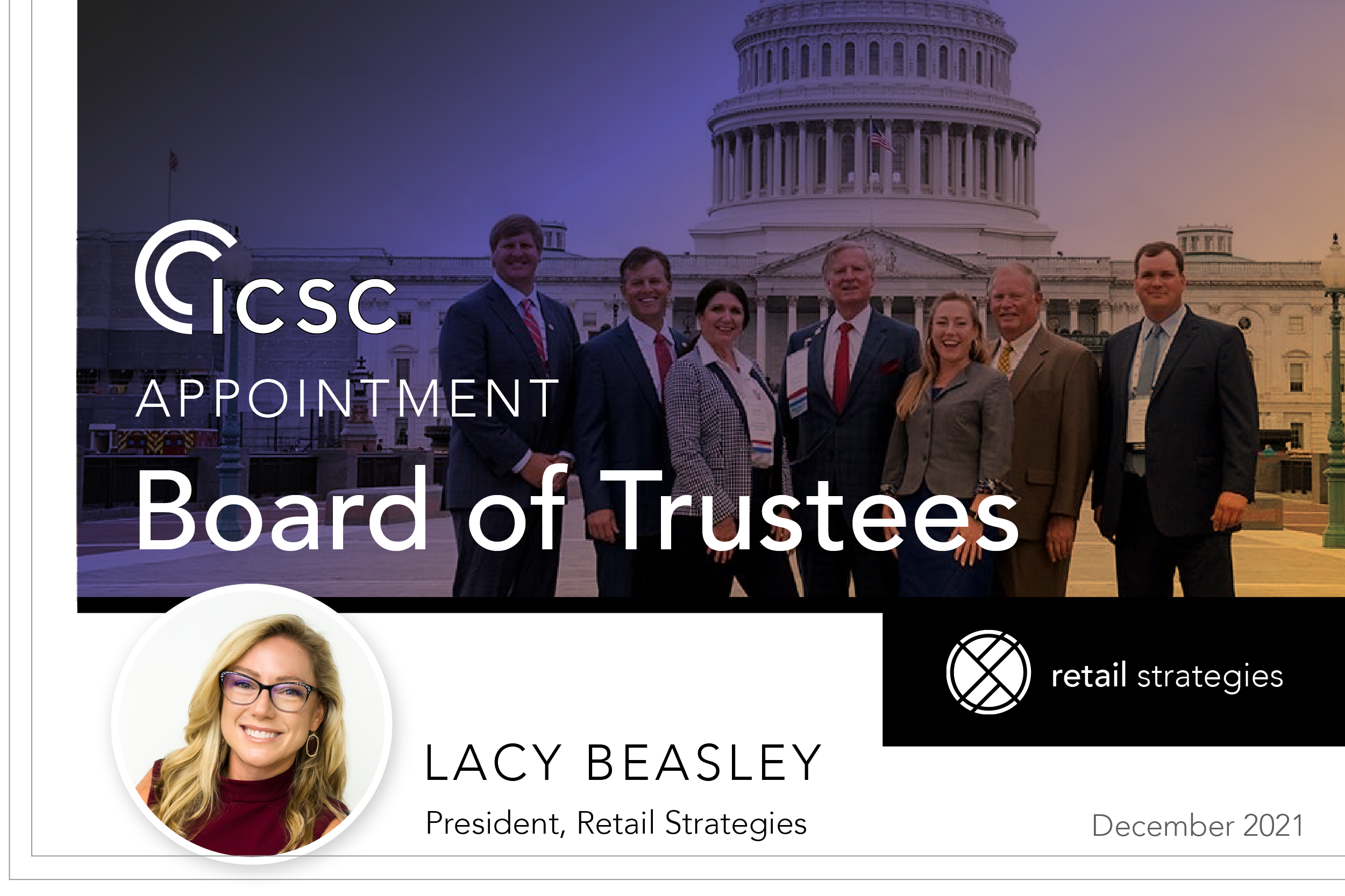 ICSC Names Lacy Beasley to Board of Trustees - Retail Strategies